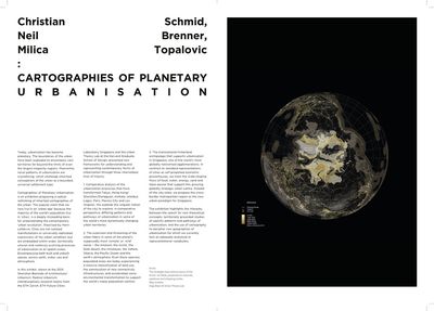 Architecture of Territory: Cartographies of Planetary Urbanisation